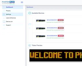Custom LED Ticker Displays